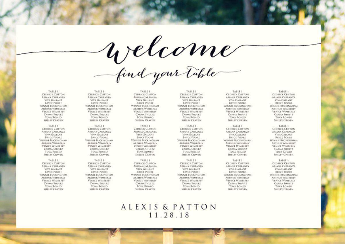 Stress-free way to create Seating Plan for Wedding Reception